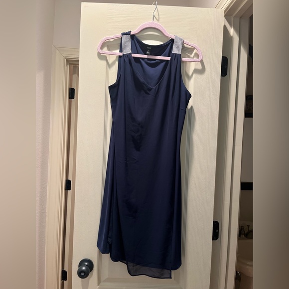 MSK | Dresses | Msk Navy Blue Evening Dress | Poshmark
